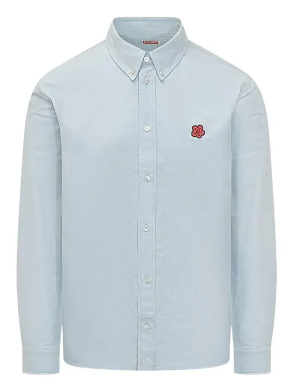 Kenzo Boke Flower Cotton Shirt - Sky Blue