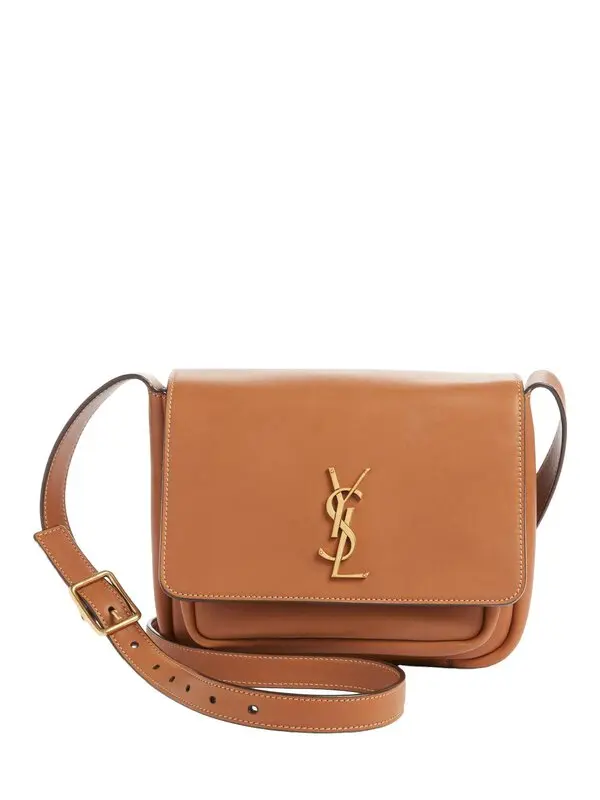 Saint Laurent Small Niki Leather Shoulder Bag - Brick