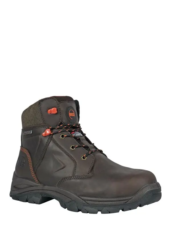 HOSS BOOT COMPANY Hoss Hudson 6 Inch Insulated Work Boot - Brown