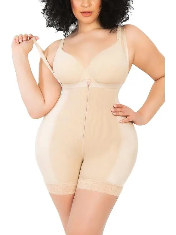 SHAPELLX Padded Butt Lifter Hip Enhancer Short - Pinkish Beige
