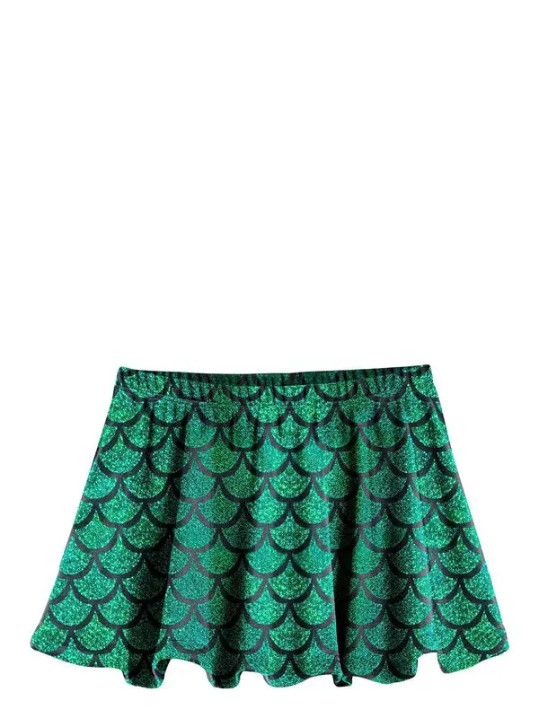 CITY THREADS Novelty Circle Skirt - Elf Mermaid Sparkle
