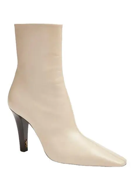 Saint Laurent Jill Bootie - Stonish Beige