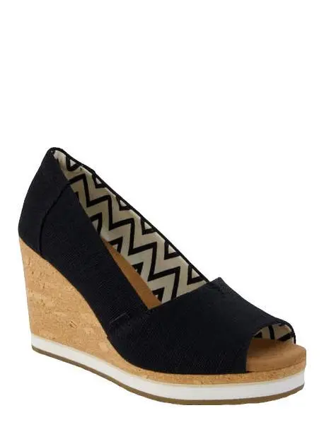 Toms Essential Wedge Pumps - Black