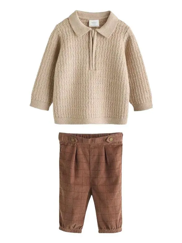 NEXT Pullover And Pants Set - Neutral