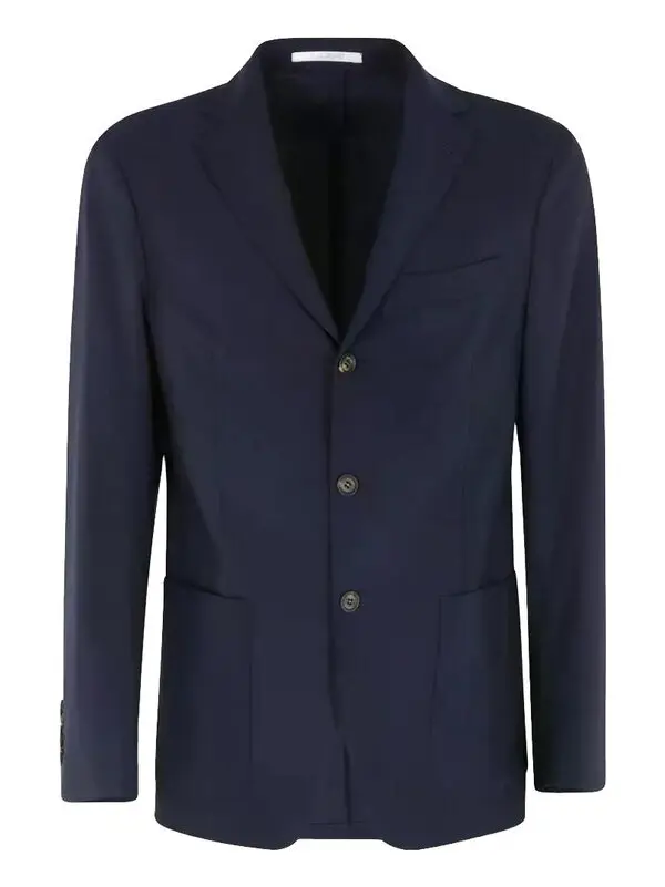 Eleventy Single-breasted Blazer - Blue
