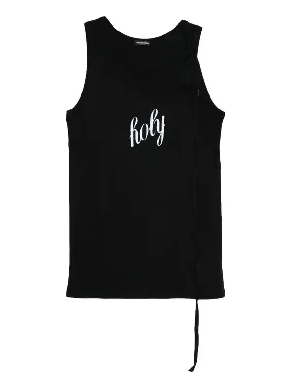 ANN DEMEULEMEESTER Seva Tank Top - Black