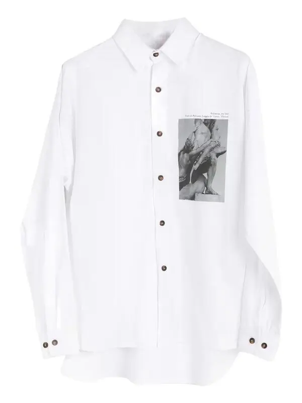 SOCIETE ANONYME Printed Button Shirt - White
