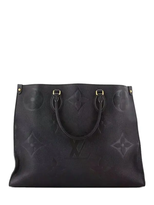 LOUIS VUITTON Onthego Monogram Empreinte Giant Gm Tote Bag - Black