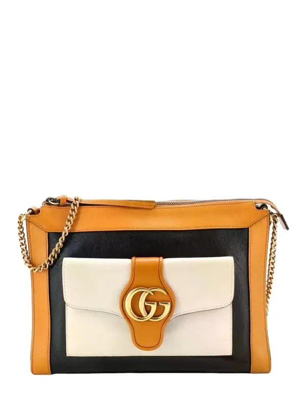 Gucci Dahlia Chain Leather Shoulder Bag - Multicolour