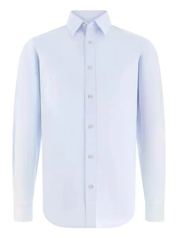 Boggi Milano Closed-collar Shirt - Blue