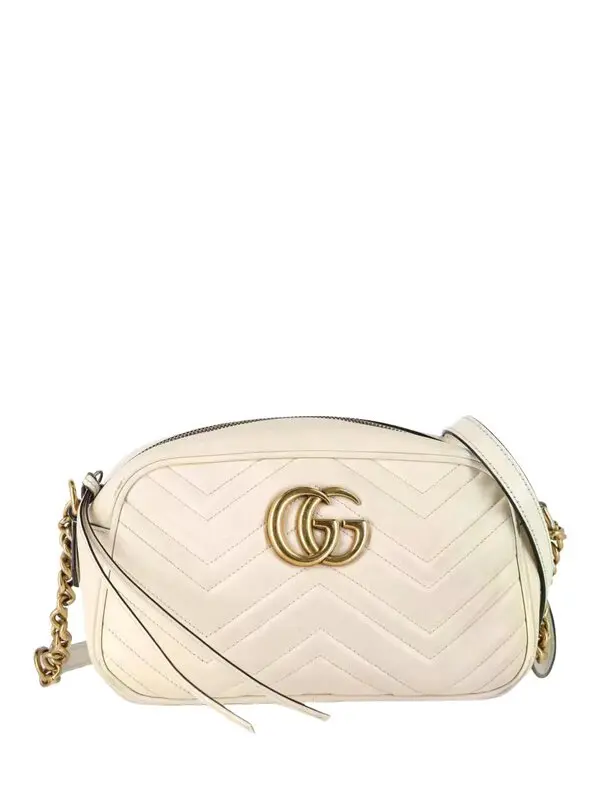 Gucci Gg Quilted Camera Bag - Neutrals
