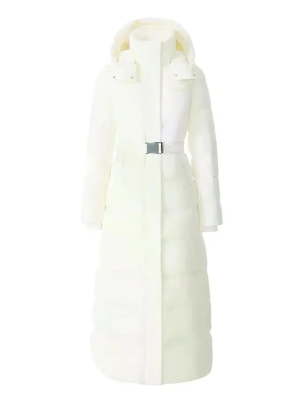 Mackage Hooded Belted Coat - Neutrals