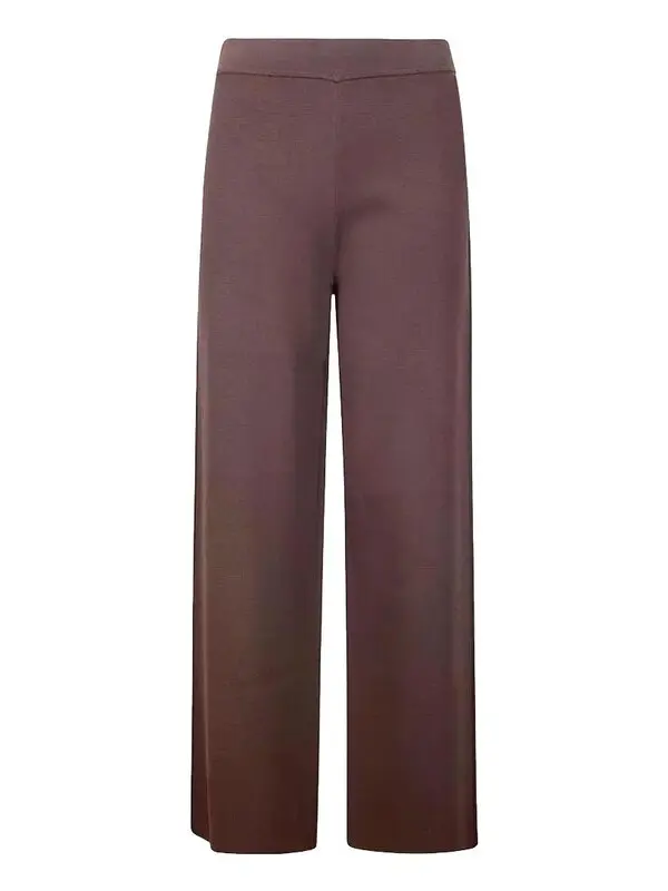 P.a.r.o.s.h Roma Wide Leg Trousers - Brown