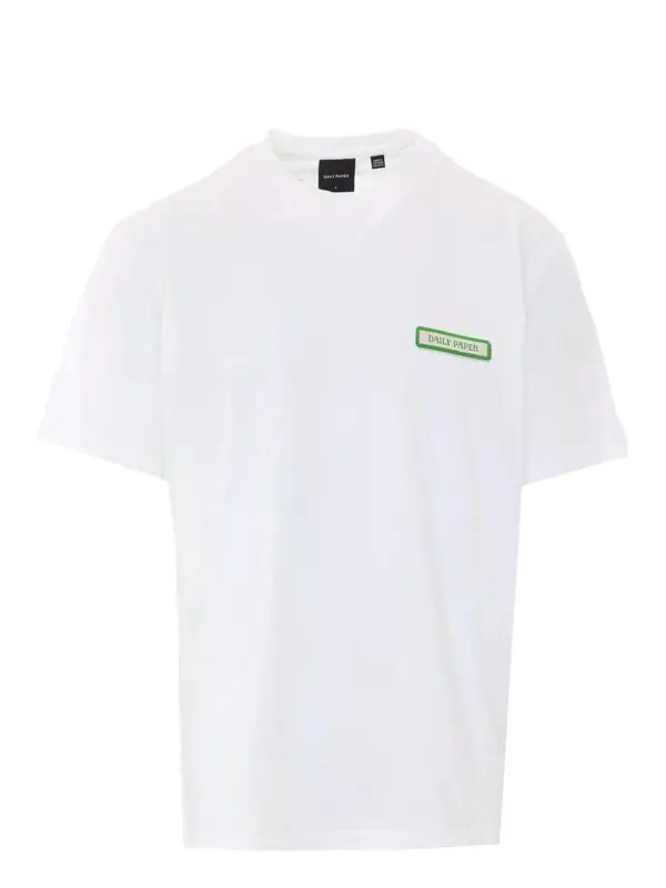 DAILY PAPER Air Freshener Shield-print T-shirt - White