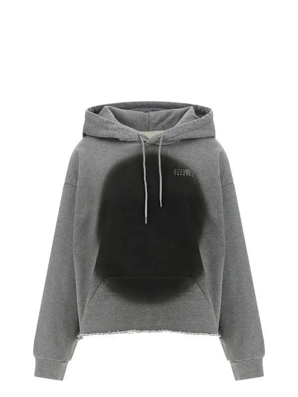 MAISON MARGIELA Printed Hoodie - Grey