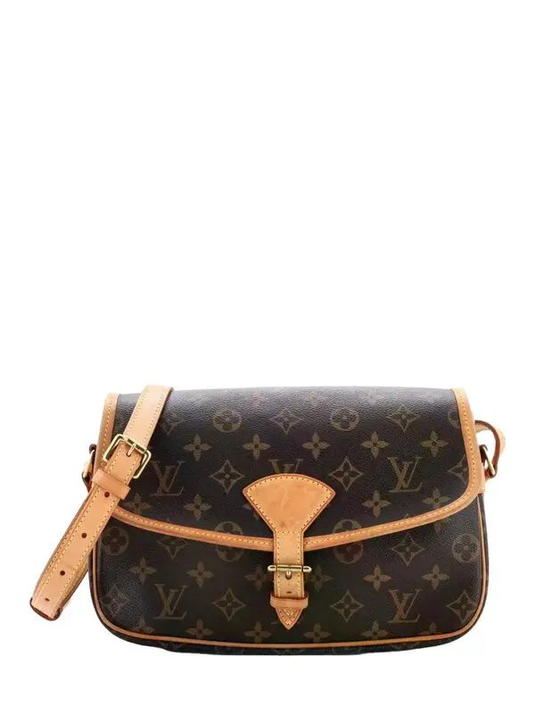 LOUIS VUITTON Sologne Handbag Monogram Canvas Crossbody Bag - Brown
