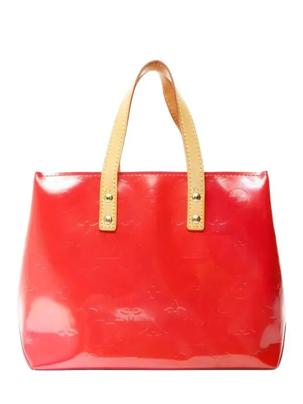 LOUIS VUITTON 2005 Pm Reade Logo-plaque Tote Bag - Red
