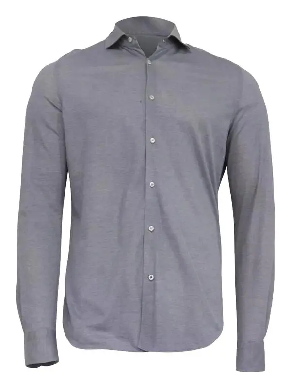 Loro Piana Button-down Long-sleeve Shirt - Grey
