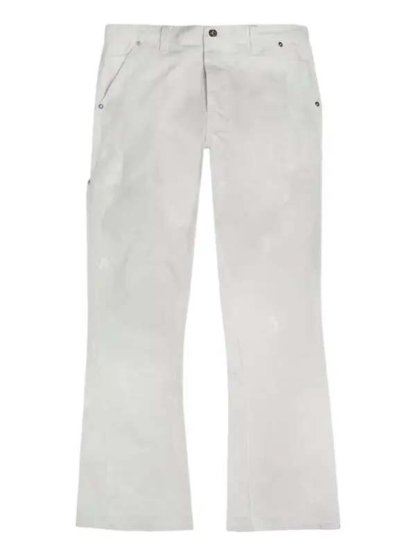 GALLERY DEPT. Stadium Uniform Flare Carpenter Jeans - White