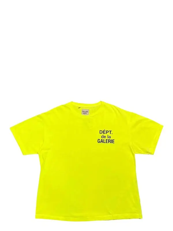 GALLERY DEPT. Logo-print Short-sleeve T-shirt - Yellow
