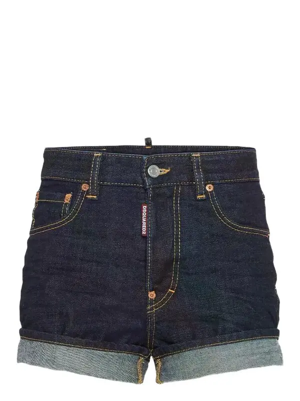 Dsquared2 Cuffed Shorts - Blue