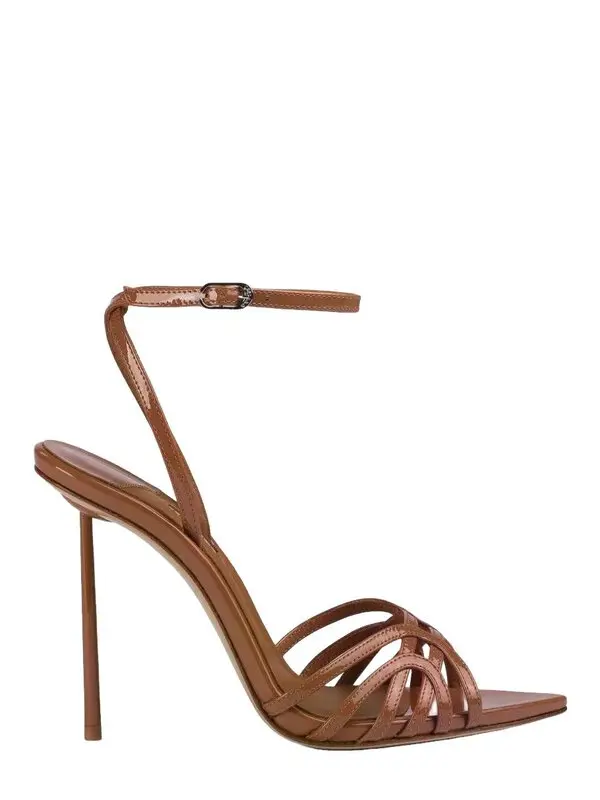 LE SILLA Bella Strappy Mules - Brown