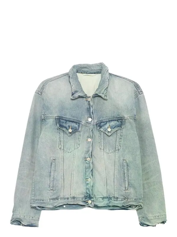 JNBY Cotton Denim Trucker Jacket - Blue