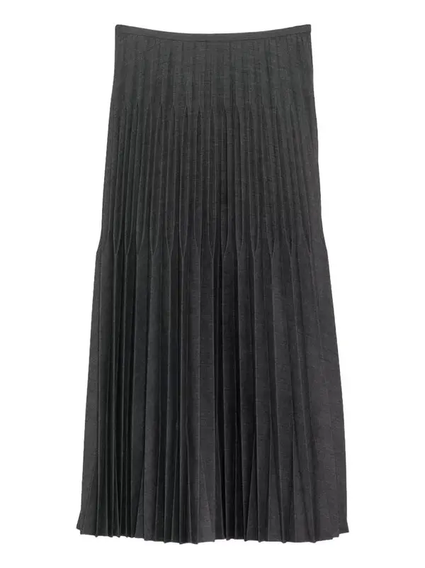 JNBY Pleated Midi Skirt - Grey