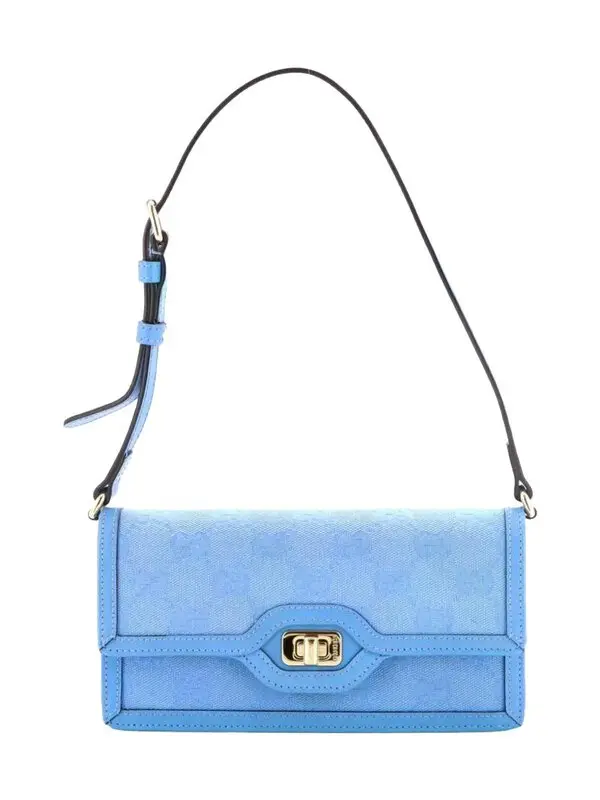 Gucci Luce Gg Canvas Mini Shoulder Bag - Blue
