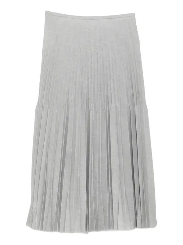 JNBY Pleated Midi Skirt - Grey