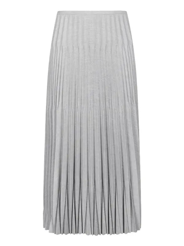 JNBY Pleated Midi Skirt - Grey
