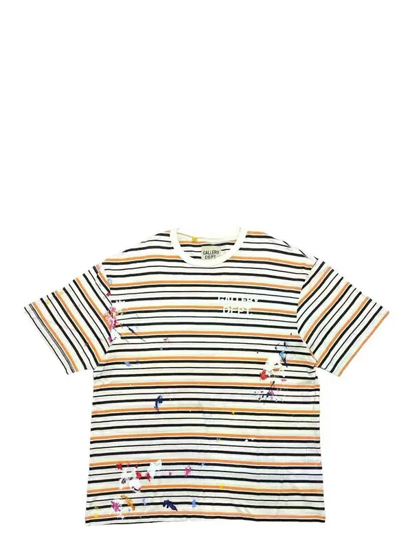 GALLERY DEPT. Nelson Striped Short-sleeves T-shirt - White