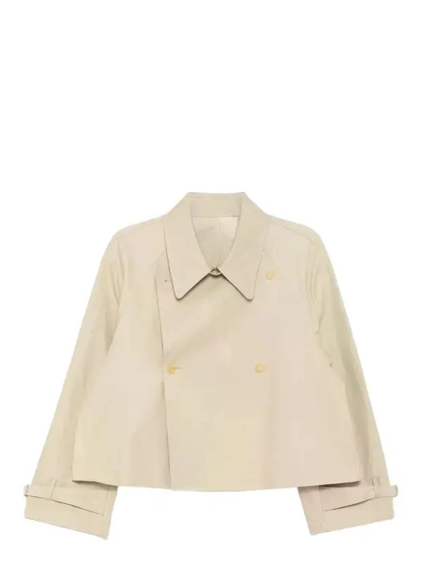 LESS Raglan-sleeves Crop Jacket - Neutrals