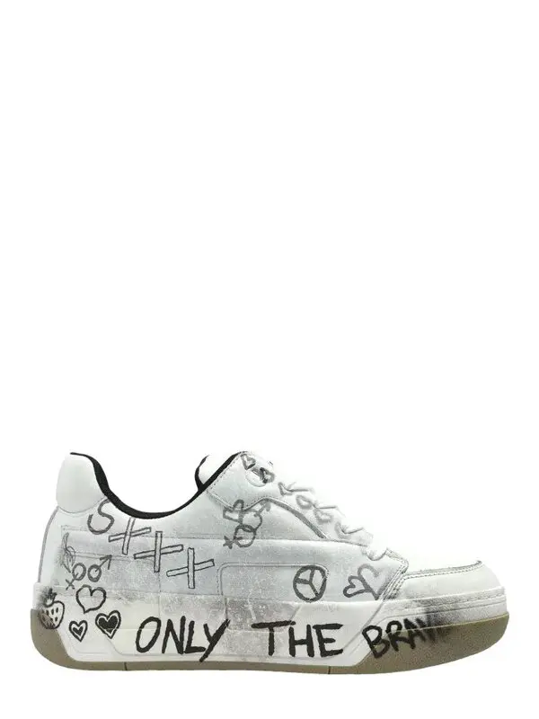 DIESEL® S-d-ollie Graffiti Low-top Sneakers - White