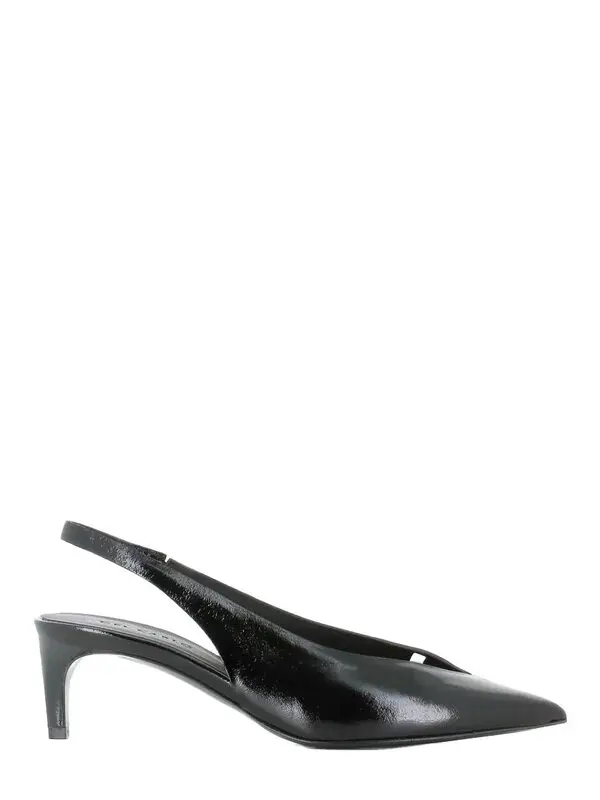 DEL CARLO Slingback Pointed-toe Pumps - Black