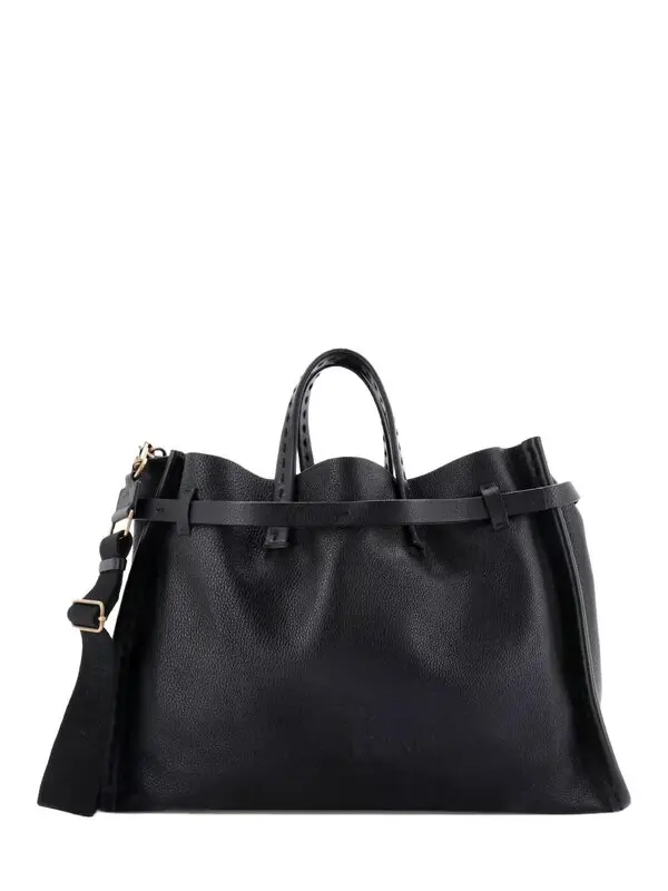Valentino Garavani Belted Weekender Medium Tote Bag - Black