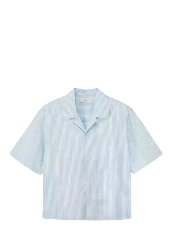 DUNST Stripe-pattern Shirt - Blue