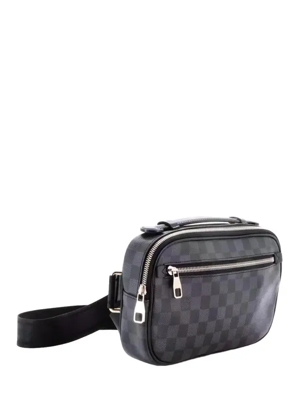 LOUIS VUITTON Ambler Damier Graphite Belt Bag - Black