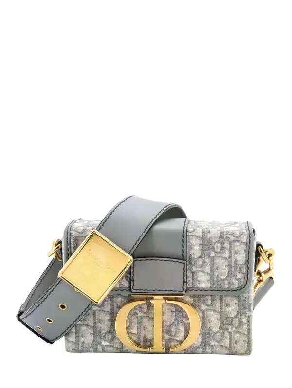 Dior 30 Montaigne Box Bag Oblique Canvas - Grey