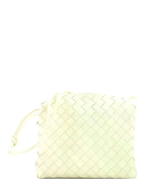 Bottega Veneta Loop Intrecciato Nappa Small Crossbody Bag - Yellow