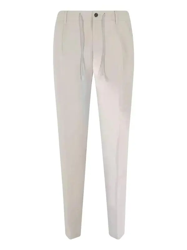 Eleventy Drawstring Waist Trousers - Neutrals