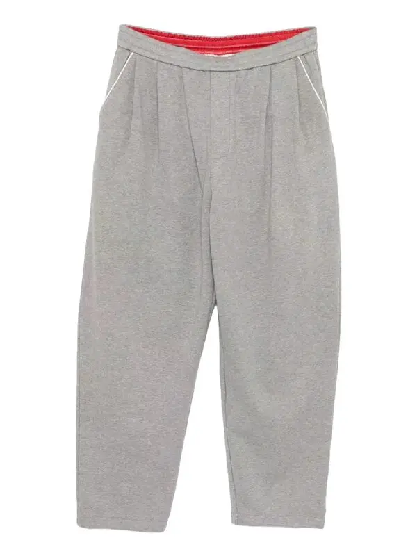 CROQUIS Cotton Drawstring Pants - Grey