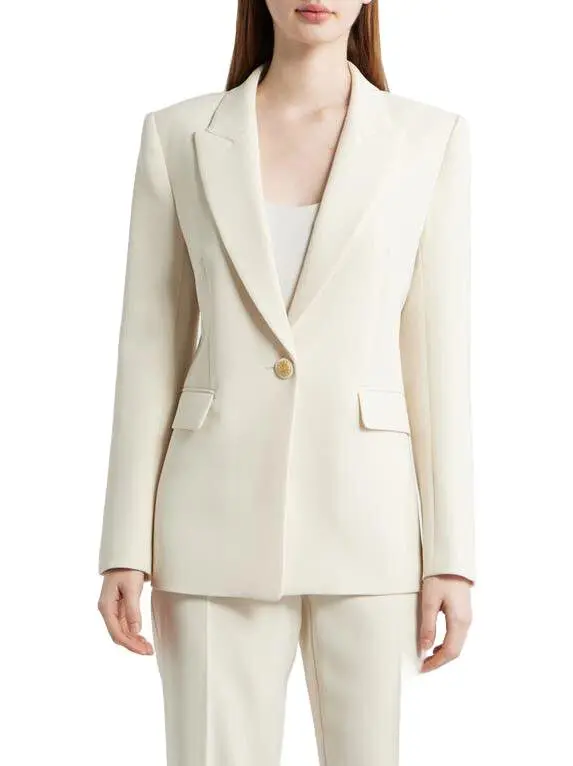 Kobi Halperin Rue Longline Blazer - Ecru