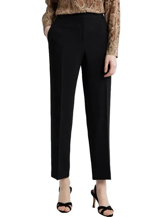 Kobi Halperin Gloria Crepe Ankle Pants - Black