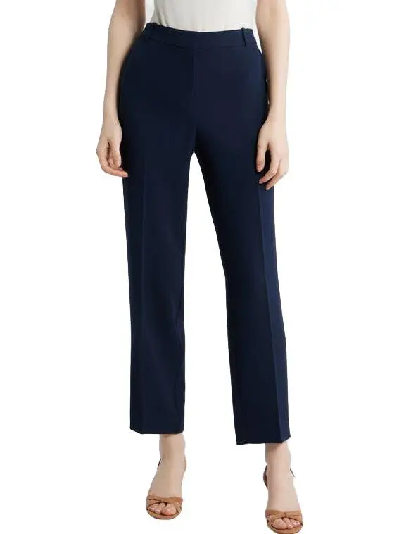 Kobi Halperin Gloria Crepe Ankle Pants - Navy