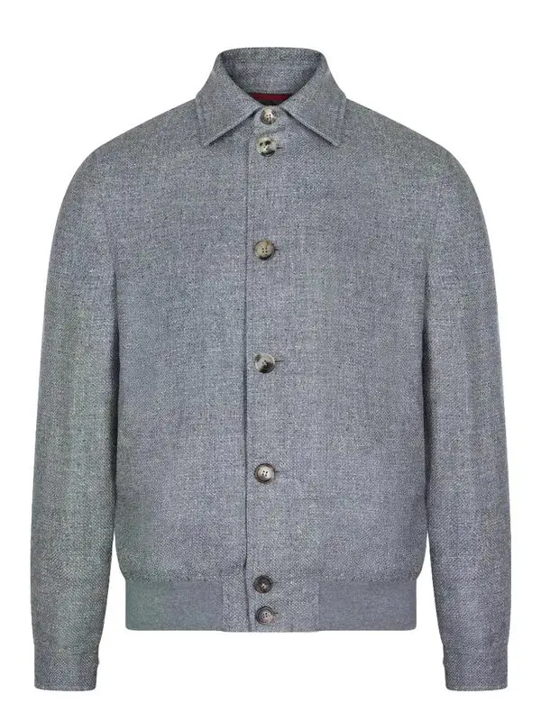 Brunello Cucinelli Buttoned Shirt Jacket - Grey