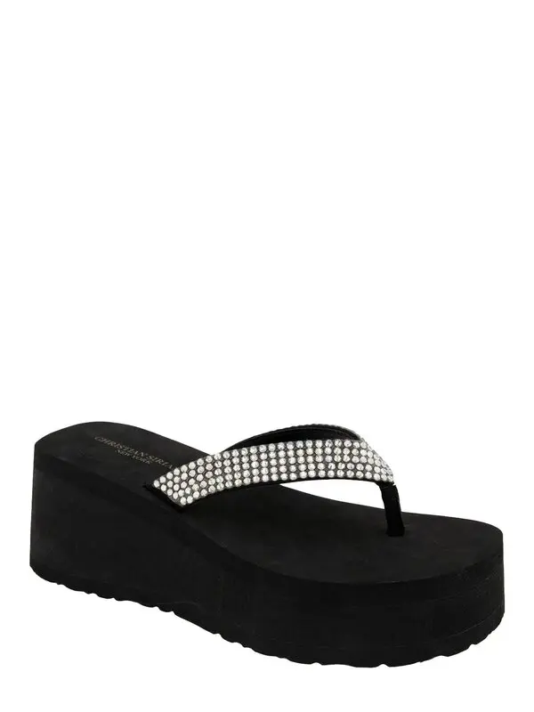 Christian Siriano Filix Platform Sandal - Black