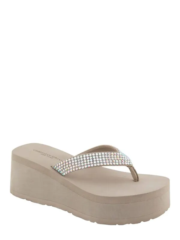 Christian Siriano Filix Platform Sandal - Simply Taupe