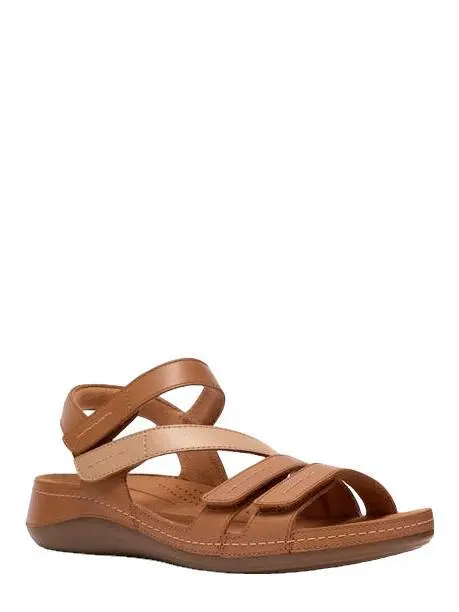 Clarks Cecily Strappy Sandal - Beige Combo