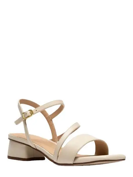 Clarks Serina 35 Strappy Sandal - Cream Leather